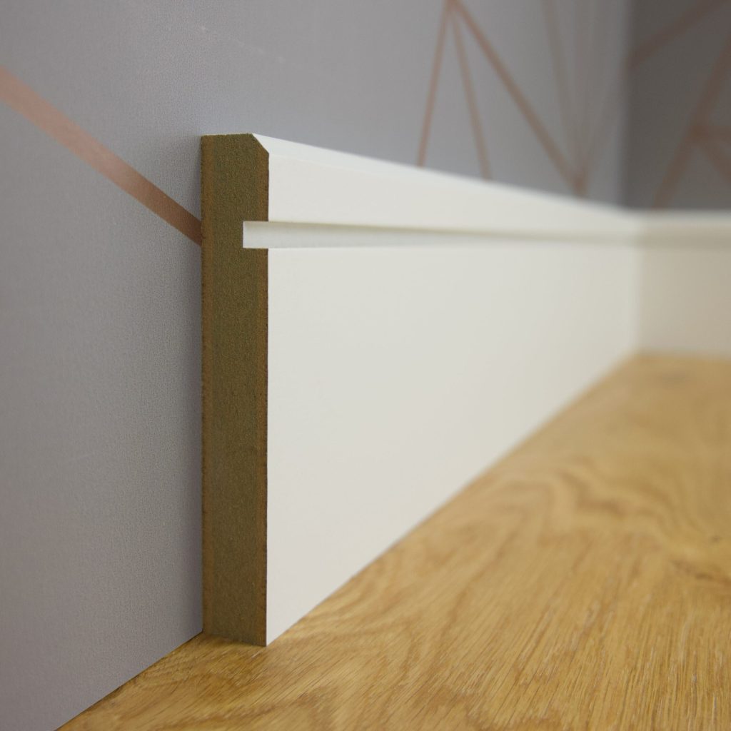 Grooved Edge 1 Skirting Board | Grooved EI Skirting - Skirting Online