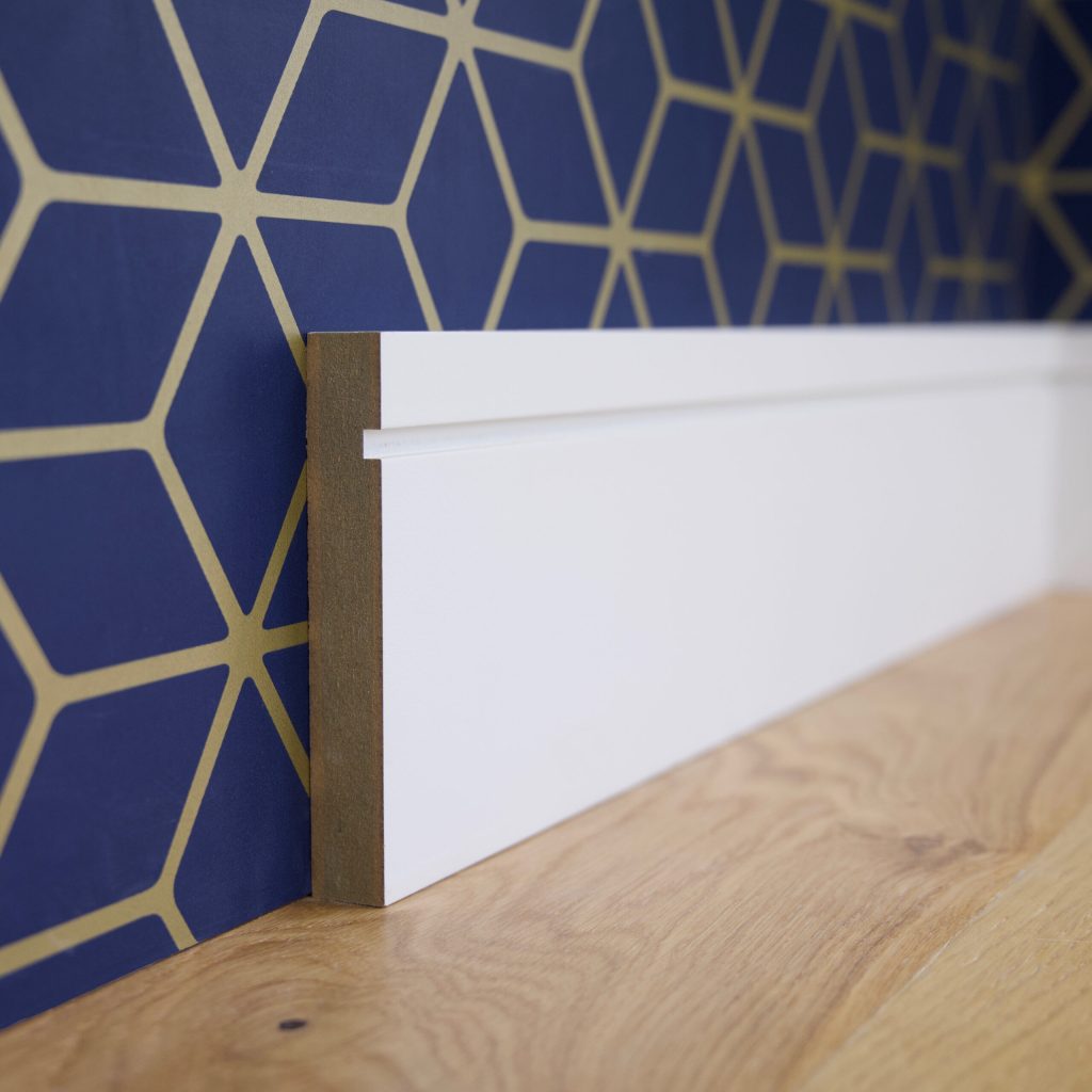 Square Edge Grooved Skirting Board - Skirting Online
